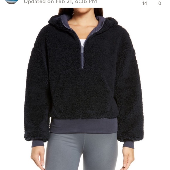 ALO Yoga | Jackets & Coats | Alo Sherpa Half Zip | Poshmark